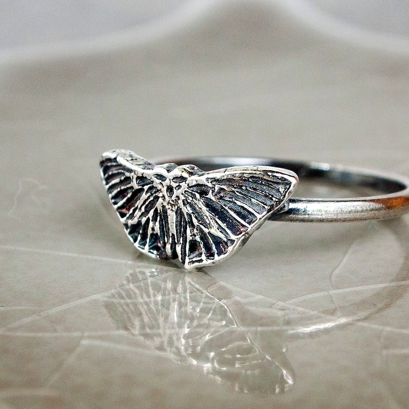 Moth Ring - Etsy