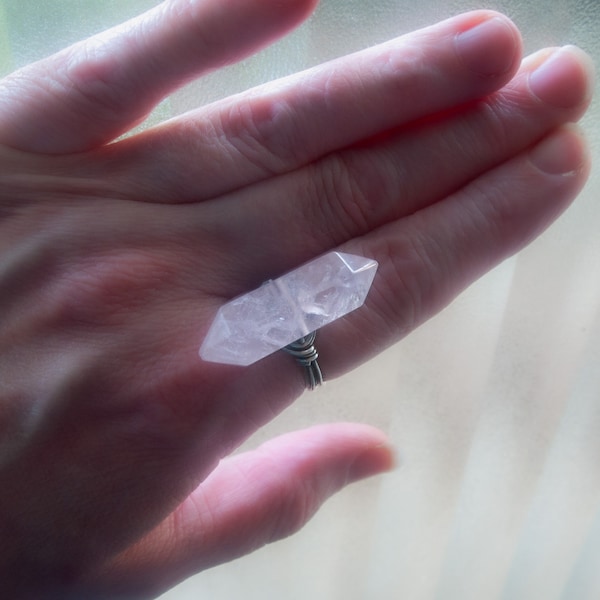 Crystal Wrap Ring - Etsy