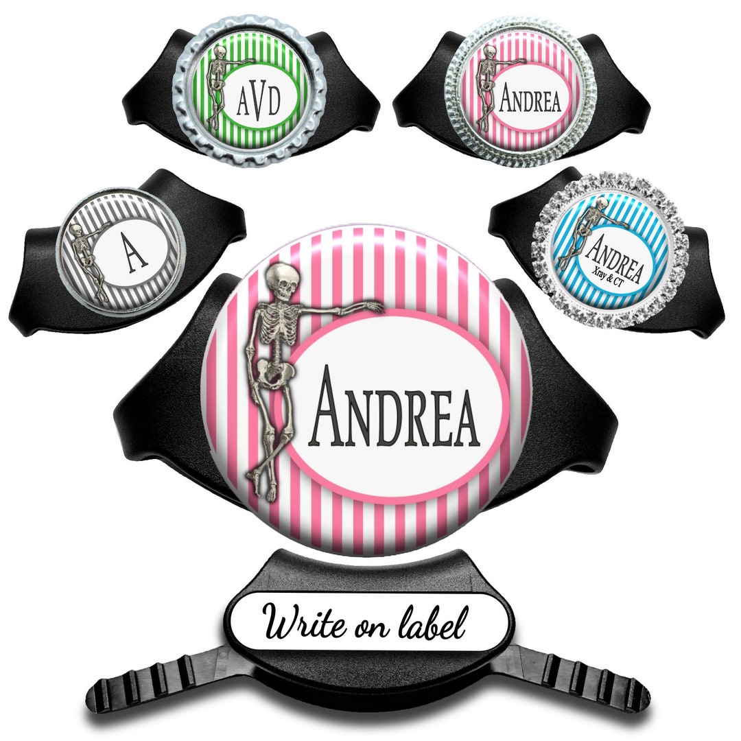 X-ray Skeleton Stethoscope Tag: Radiology Tech Personalized ID Label - Etsy