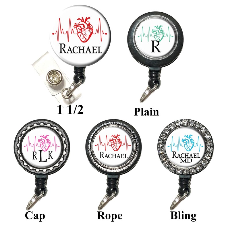 Personalized Stethoscope ID Tag Cardiology Heart EKG Nurse - Etsy