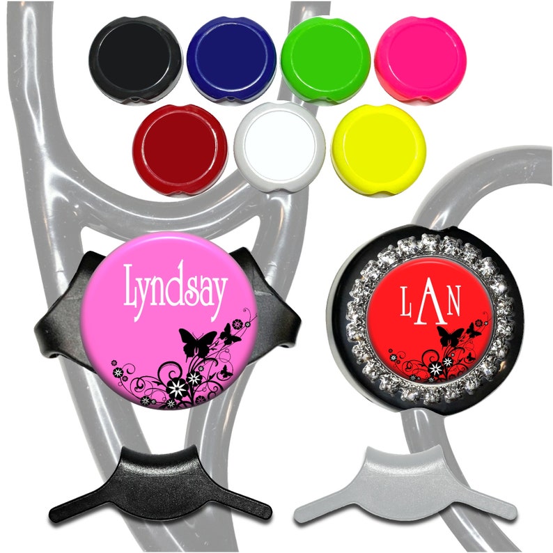 Butterfly Stethoscope Tag Personalized Flowers Stethoscope - Etsy