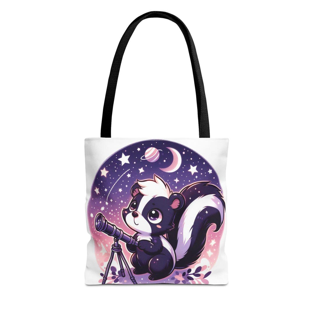 Stargazing Skunk Tote Bag AOP - Etsy
