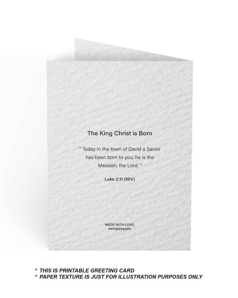 Nativity Christmas Card, Religious Christmas Card, Christian Christmas ...