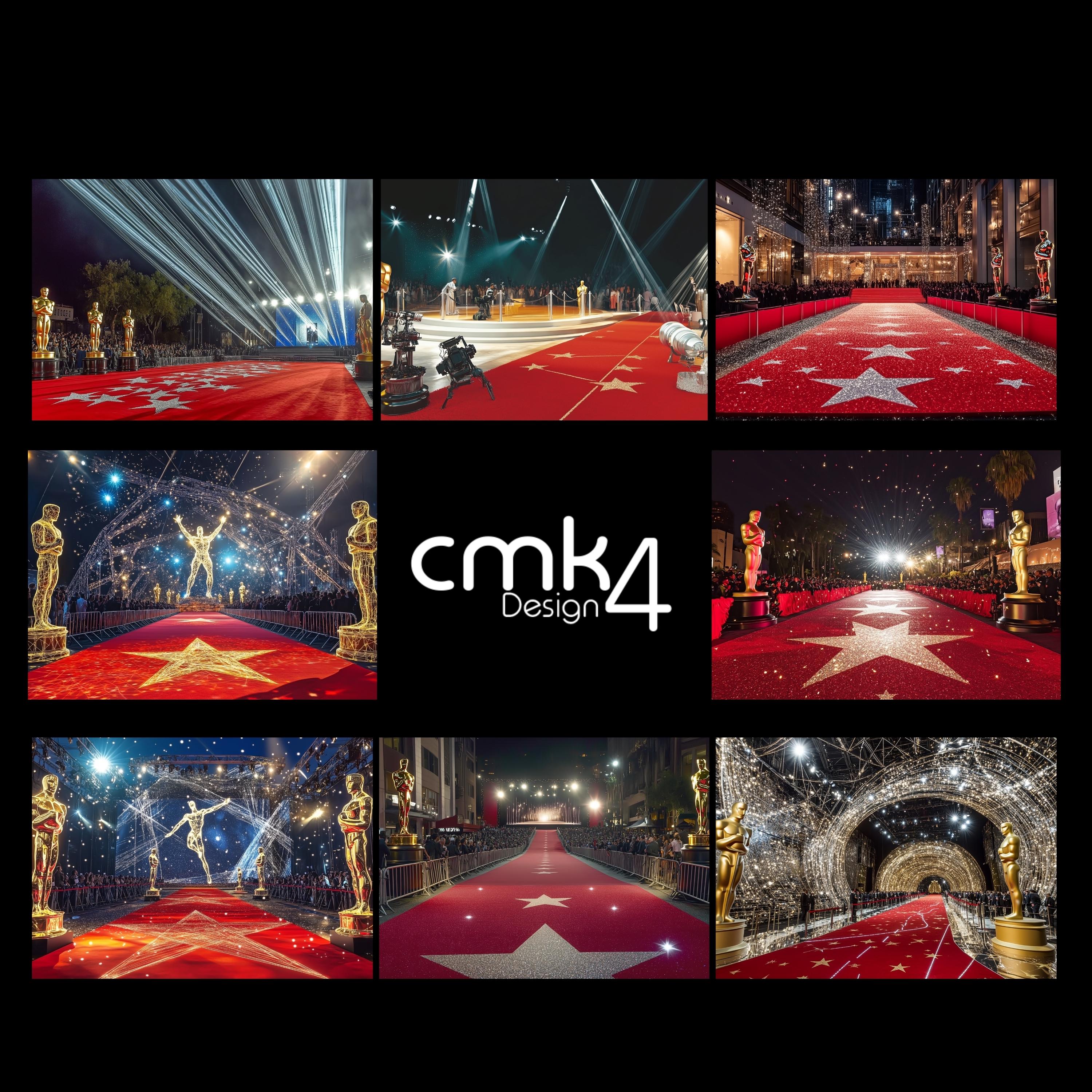 100 Oscar Ceremony Red Carpet Photo Backdrop - Hollywood Style Party ...