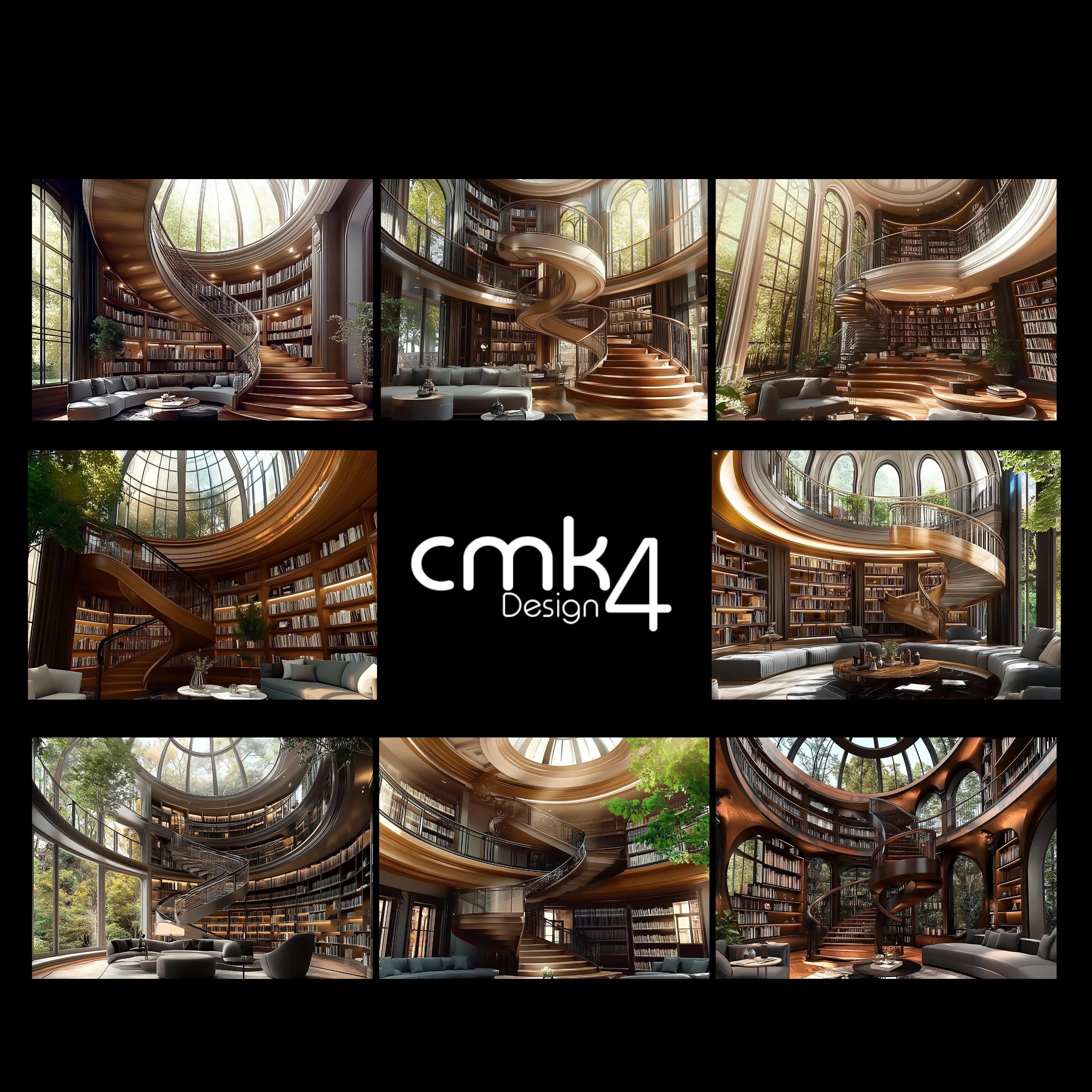 Library Zoom Background: Professional Corporate Backdrop (digital ...