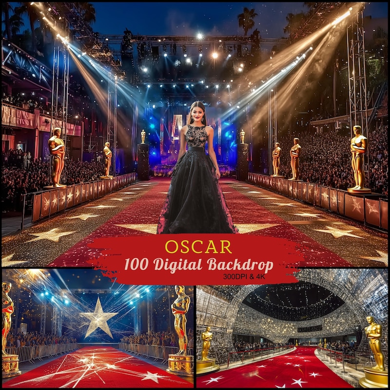 Hollywood Backdrop - Etsy