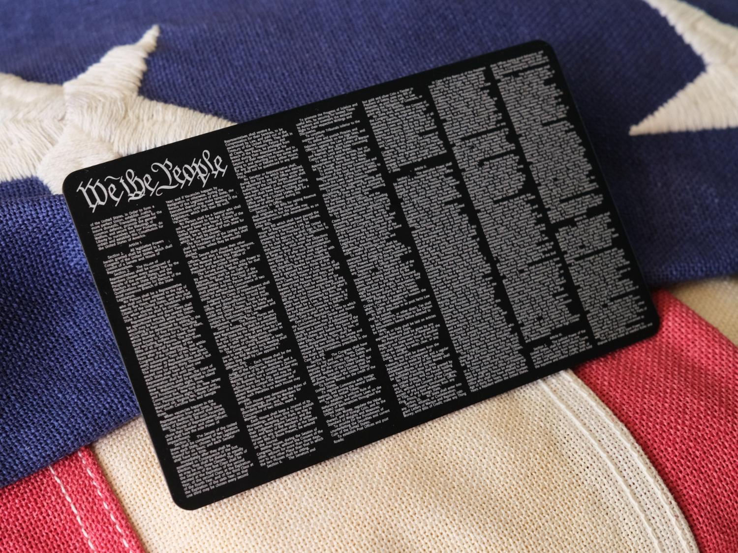 Constitution Card, Wallet Sized Pocket Constitution -- We the People - Etsy
