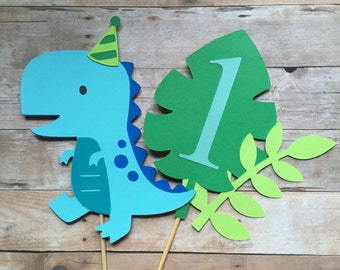 Dinosaur cake topper | Etsy