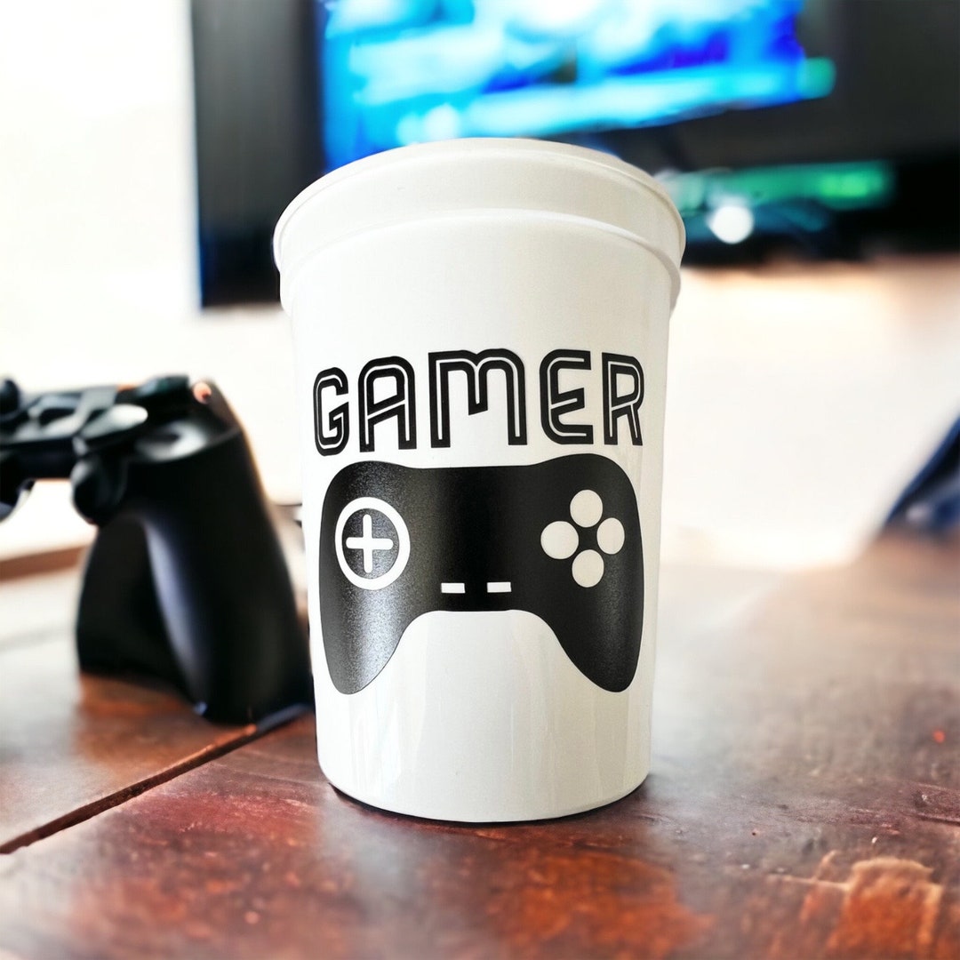 Gamer Party Cups Stadium Cups 16oz Reusable Party Favors - Etsy