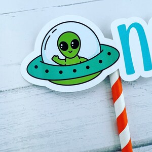 Space Alien Cake Topper - Etsy