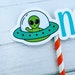 Space Alien Cake Topper - Etsy