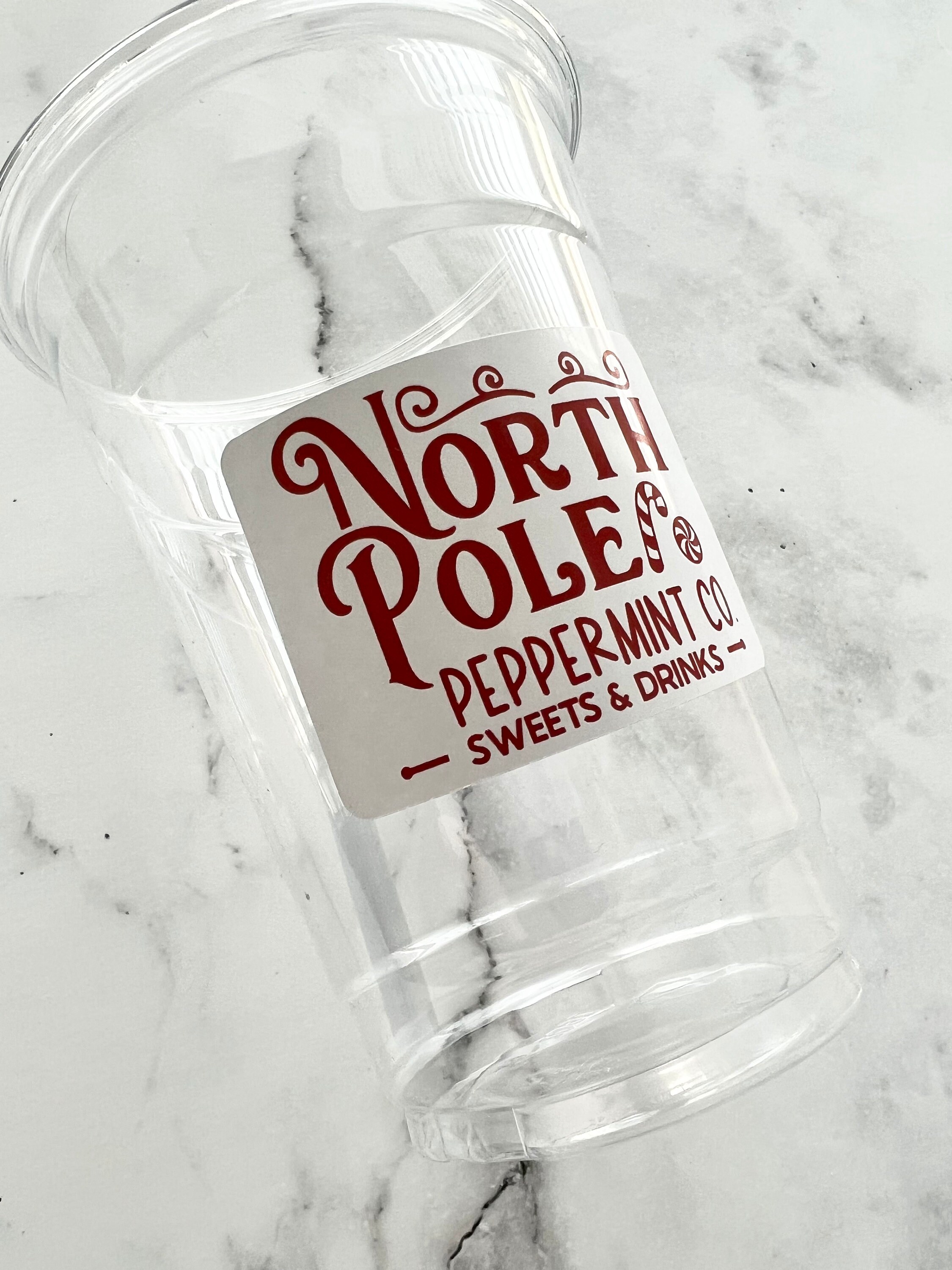 Disposable North Pole Party Cups- North Pole Birthday Christmas Party ...