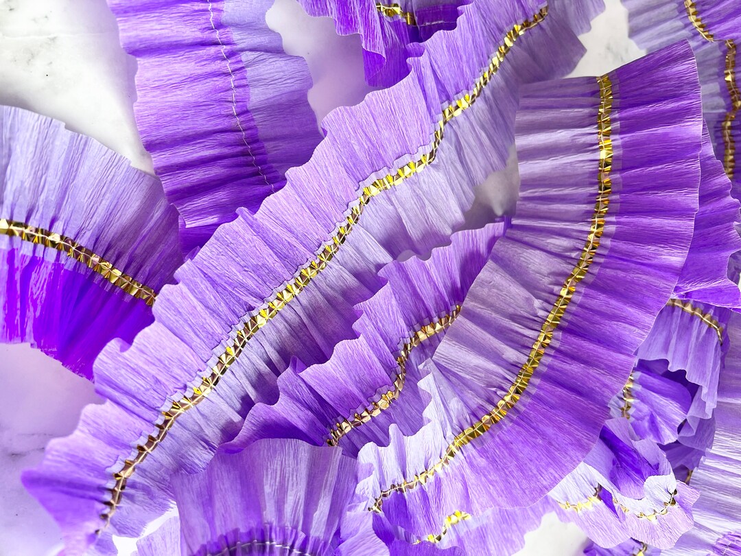Ruffled Crepe Paper Streamers- Party Decorations - Etsy