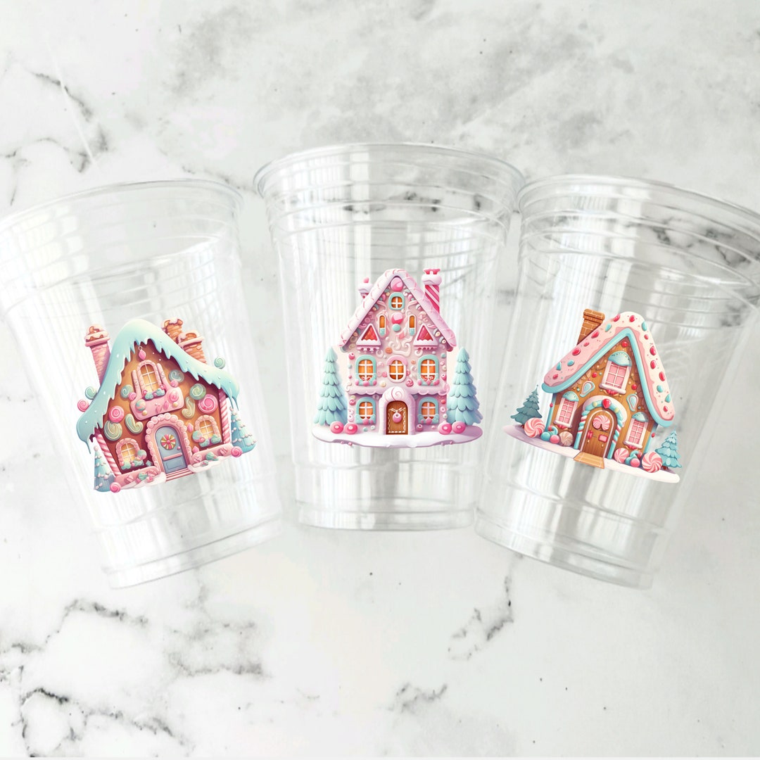 Disposable Gingerbread Party Cups- Gingerbread Cups Gingerbread ...