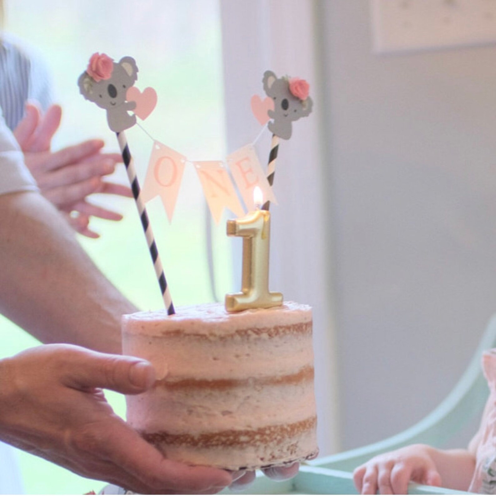 Koala Cake Topper Smash Cake First Birthday - Etsy