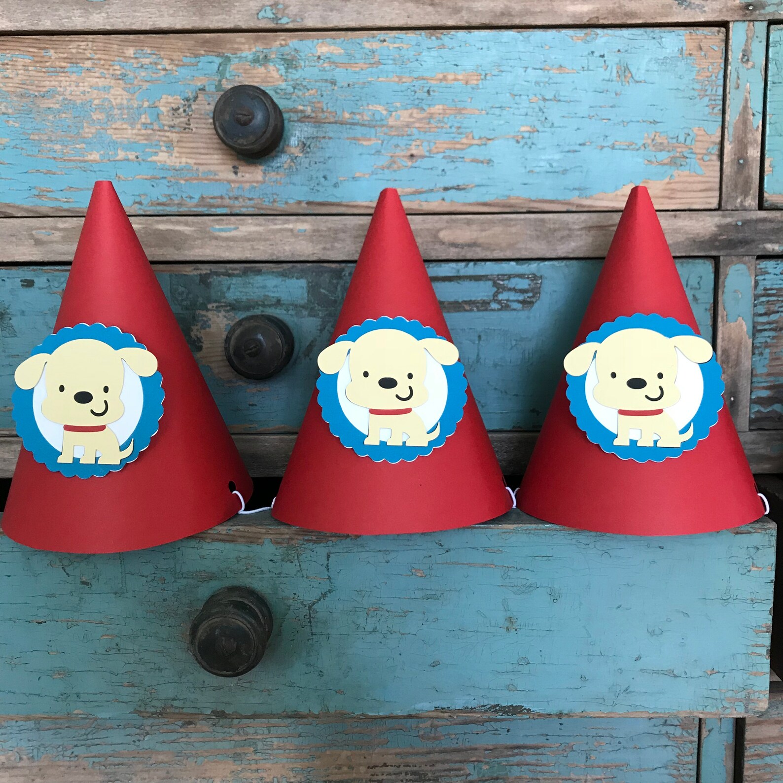 Dog Party Hats Set of 6 | Etsy