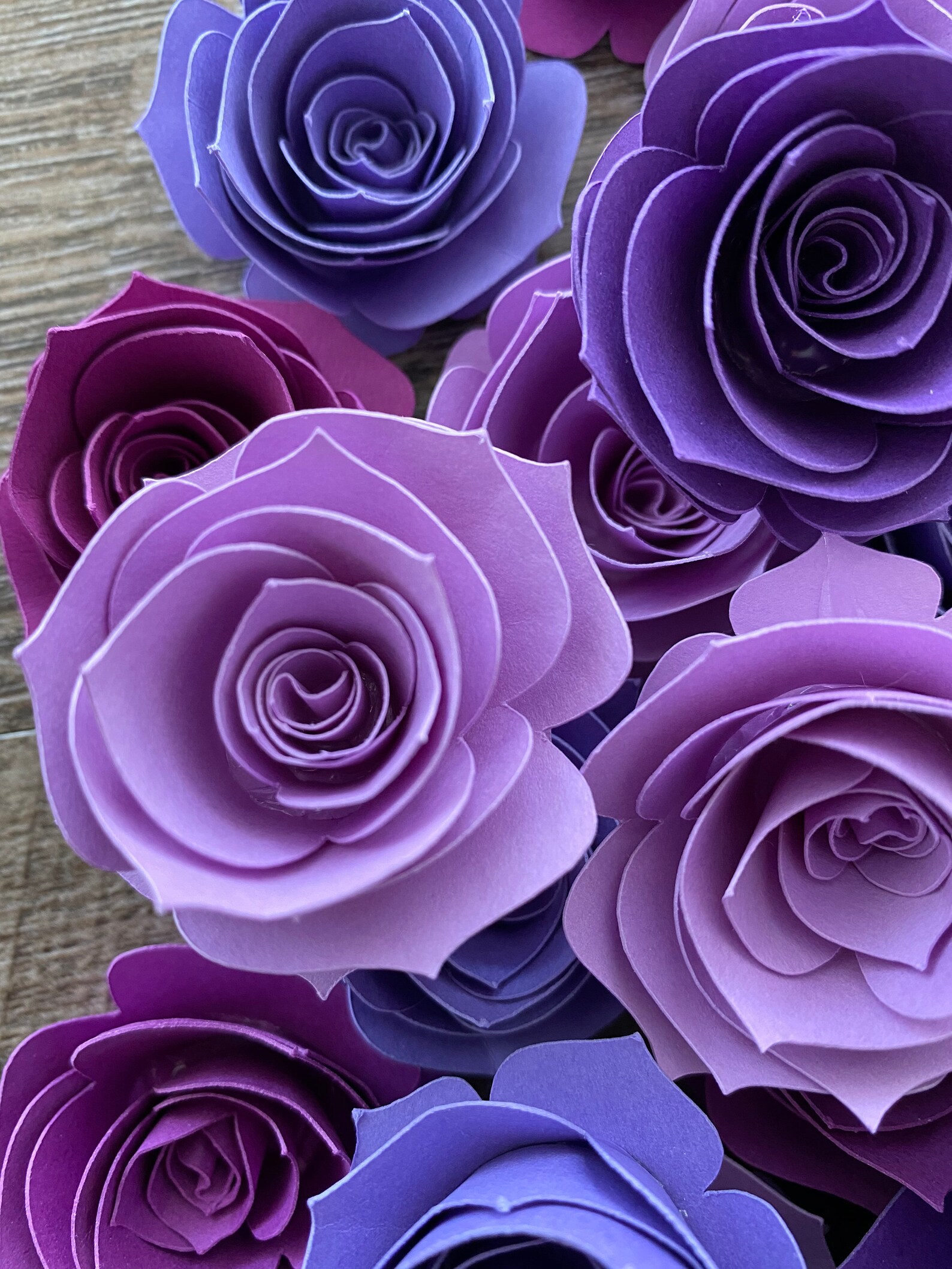 20 Pcs Rolled Roses - Etsy