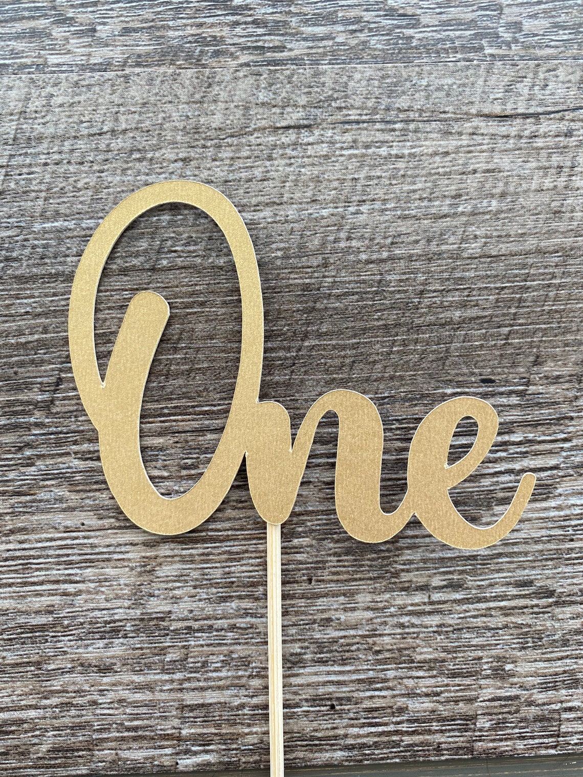 One Cake Topper | Etsy