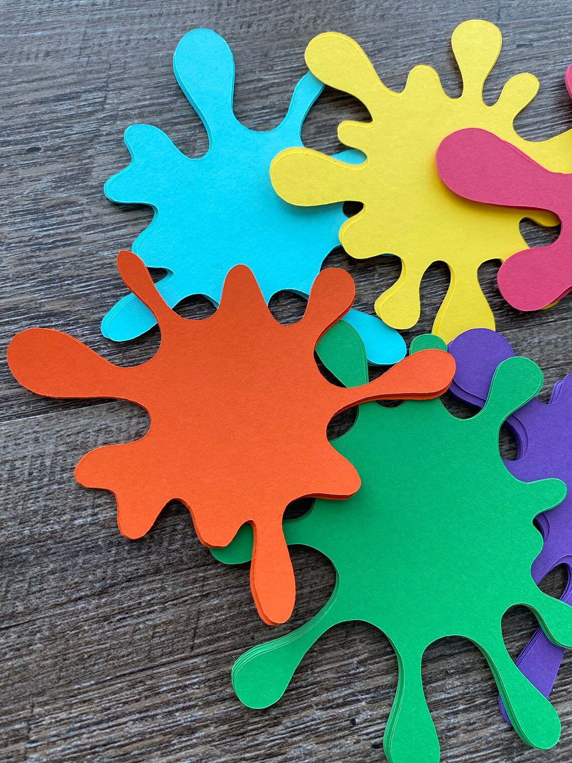 Art Party Confetti- Paint Splatter Table Decor, First Birthday, Art ...