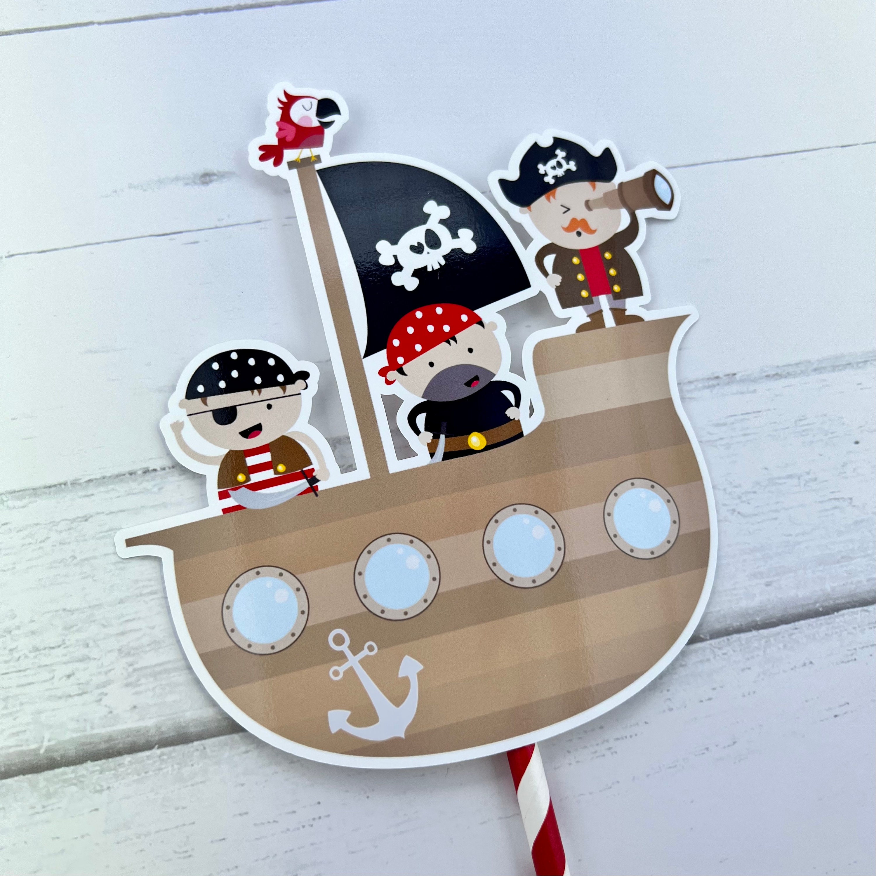 Pirate Cake Topper - Etsy