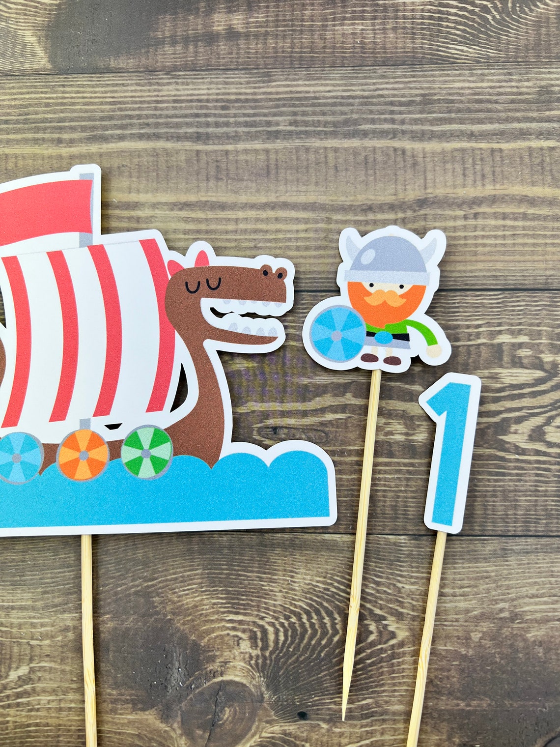 Viking Cake Topper Smash Cake First Birthday - Etsy