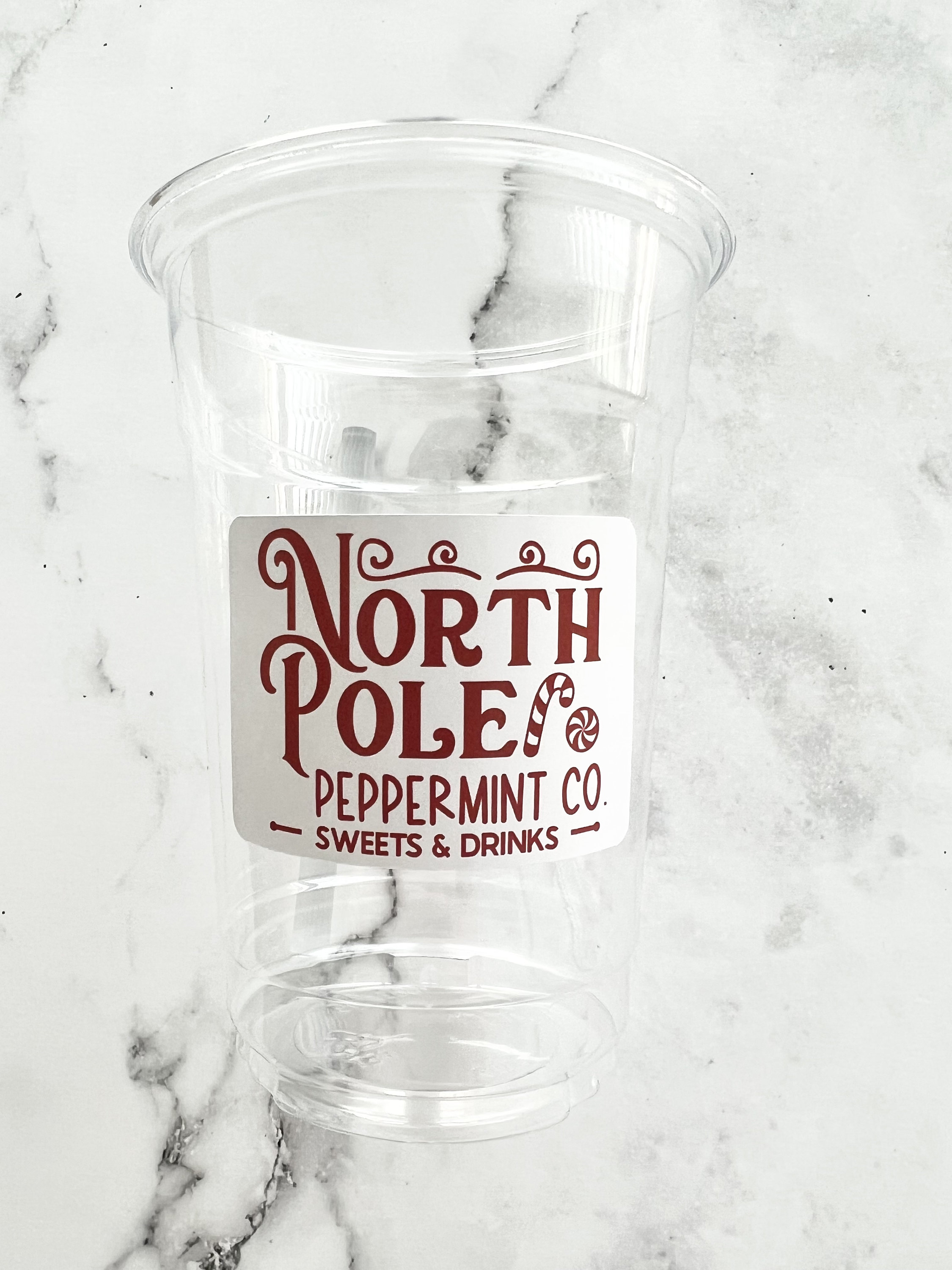 Disposable North Pole Party Cups- North Pole Birthday Christmas Party ...