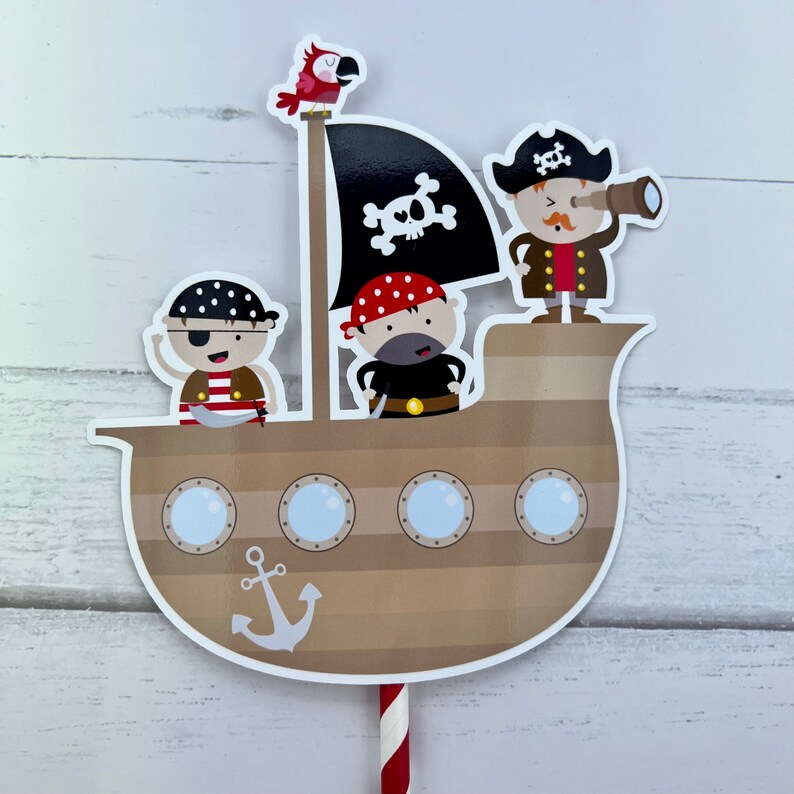 Pirate Cake Topper - Etsy