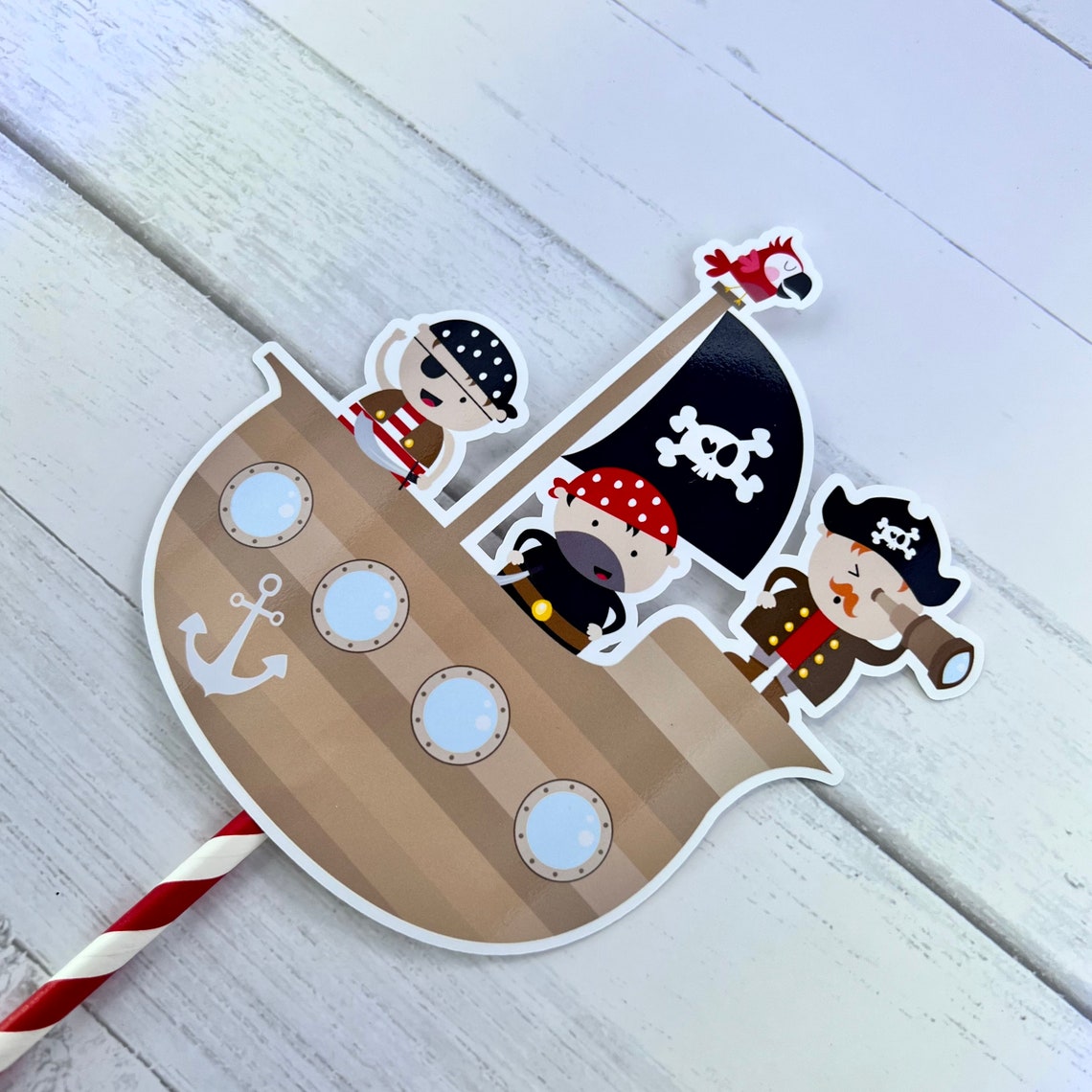 Pirate Cake Topper - Etsy