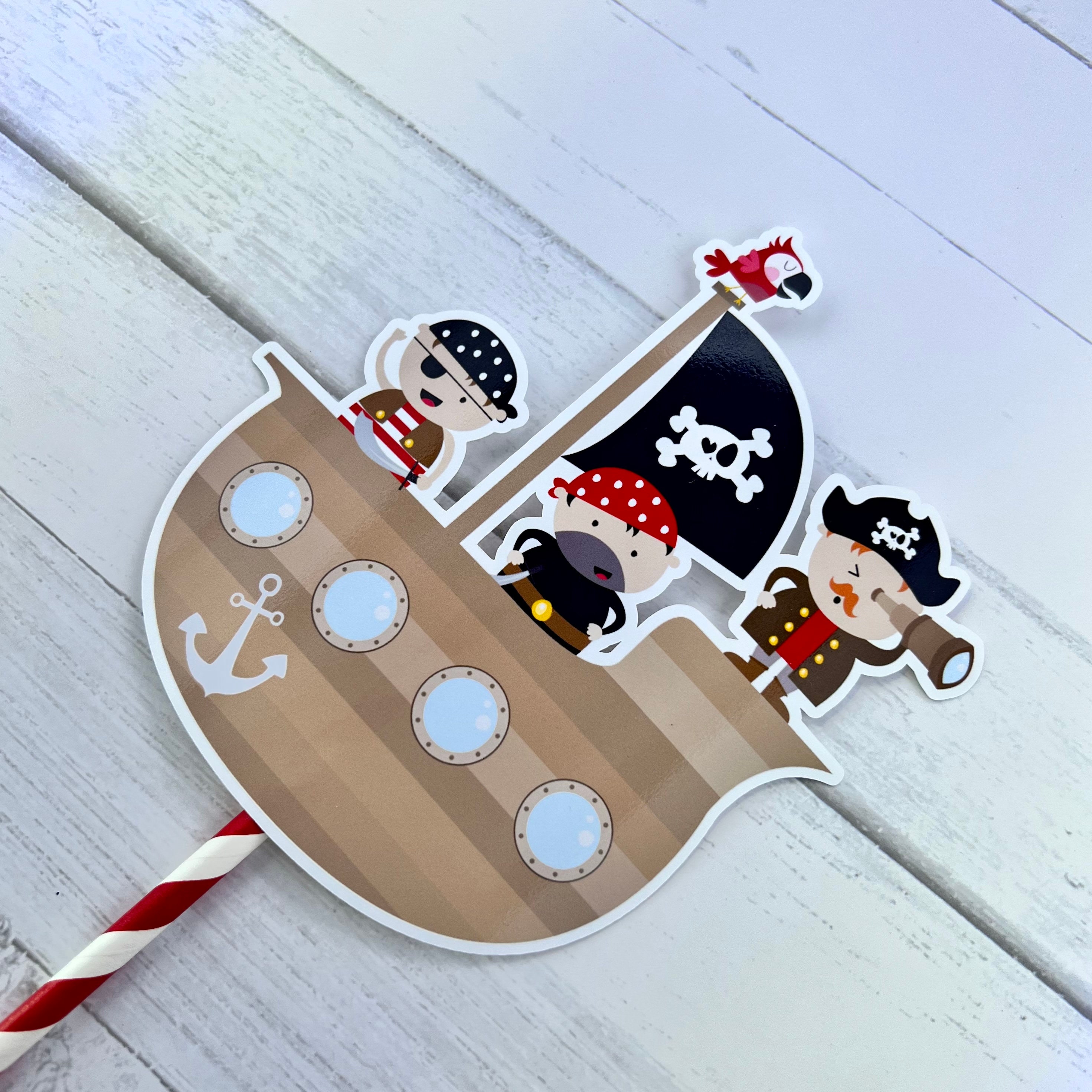 Pirate Cake Topper - Etsy