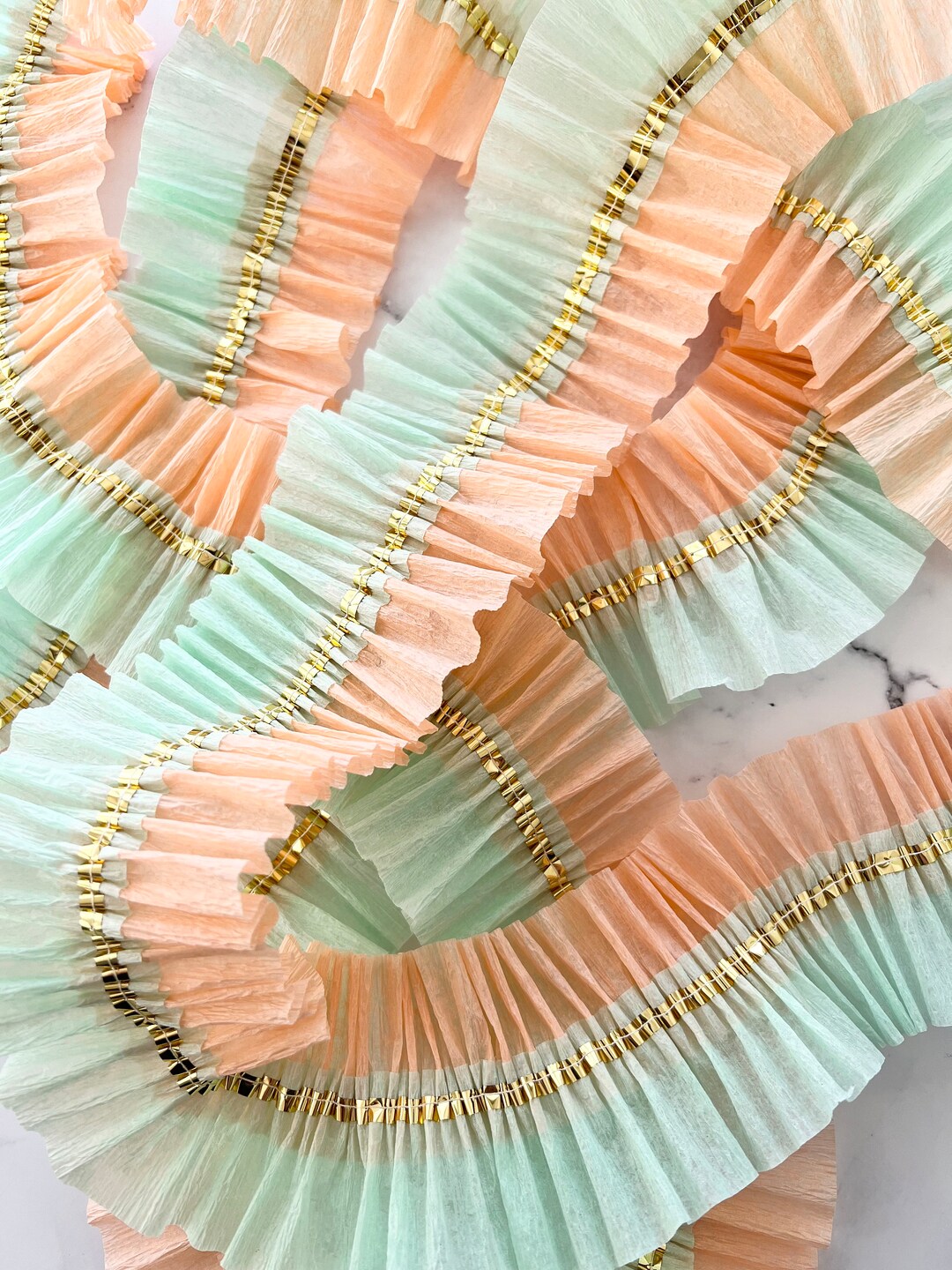 Ruffled Crepe Paper Streamers- Party Decorations - Etsy