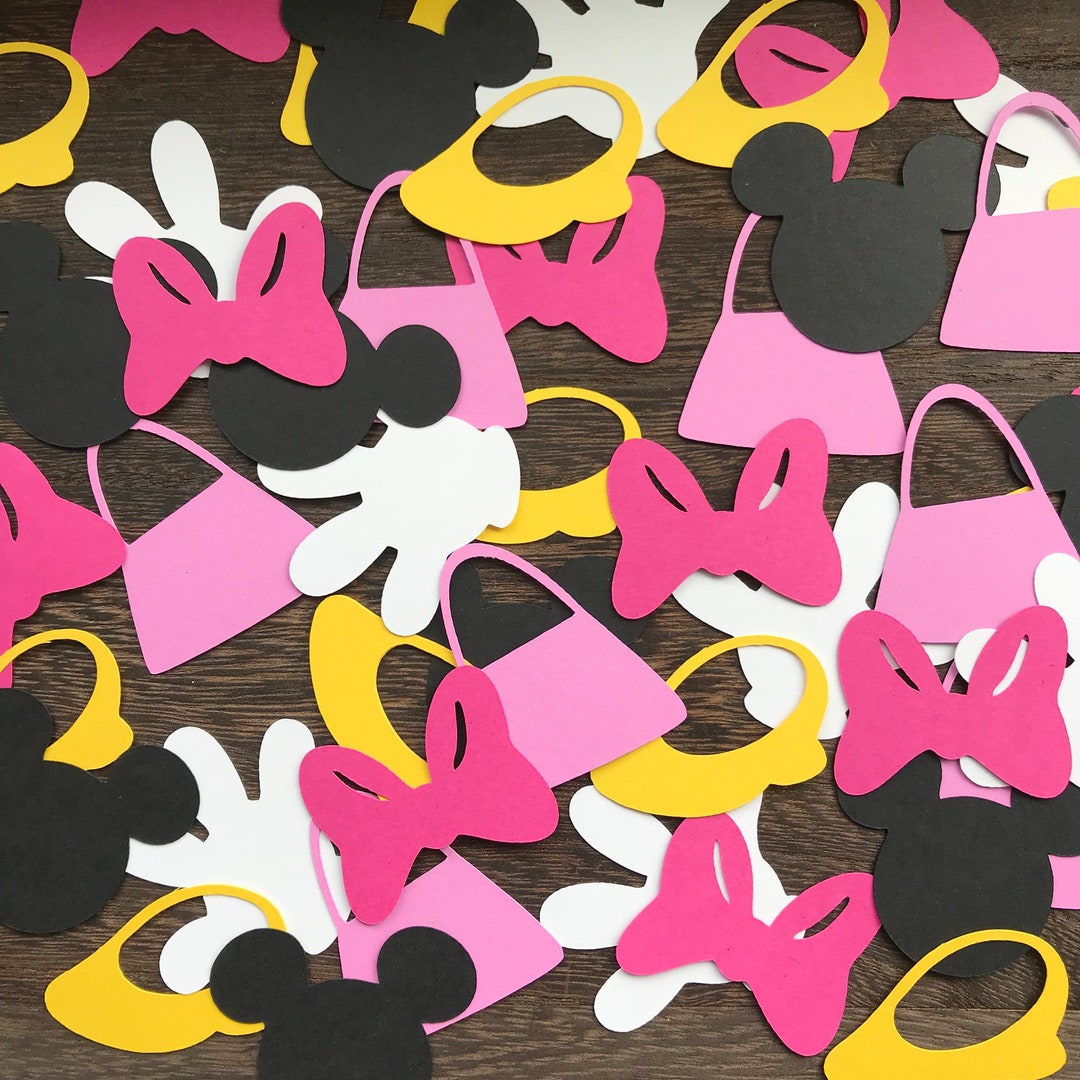 Minnie Mouse Confetti Set of 100- Babyshower, Birthday, Party Decor - Etsy
