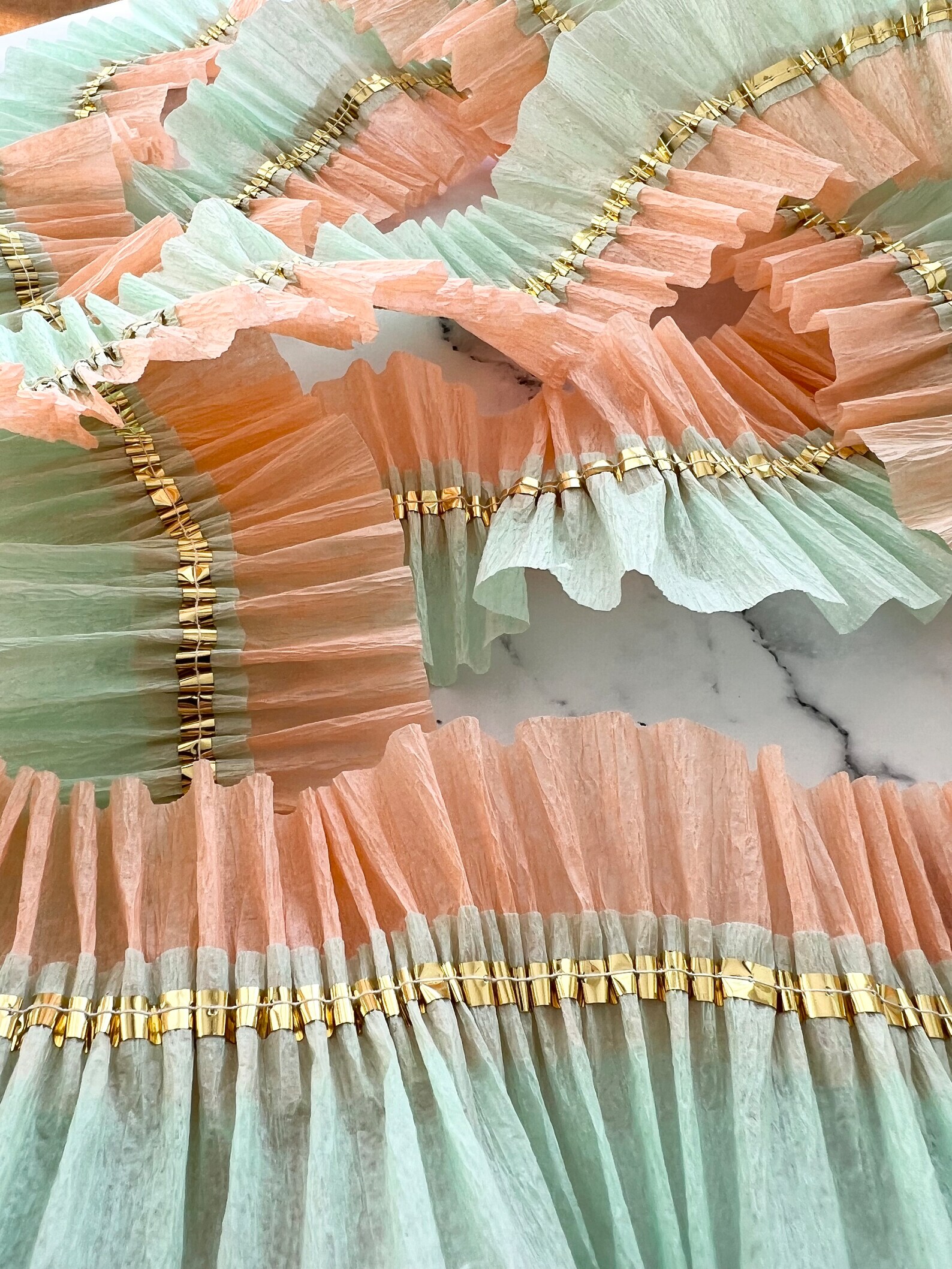 Ruffled Crepe Paper Streamers Party Decorations - Etsy