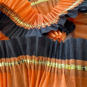 Ruffled Crepe Paper Streamers- Party Decorations, Halloween Party - Etsy