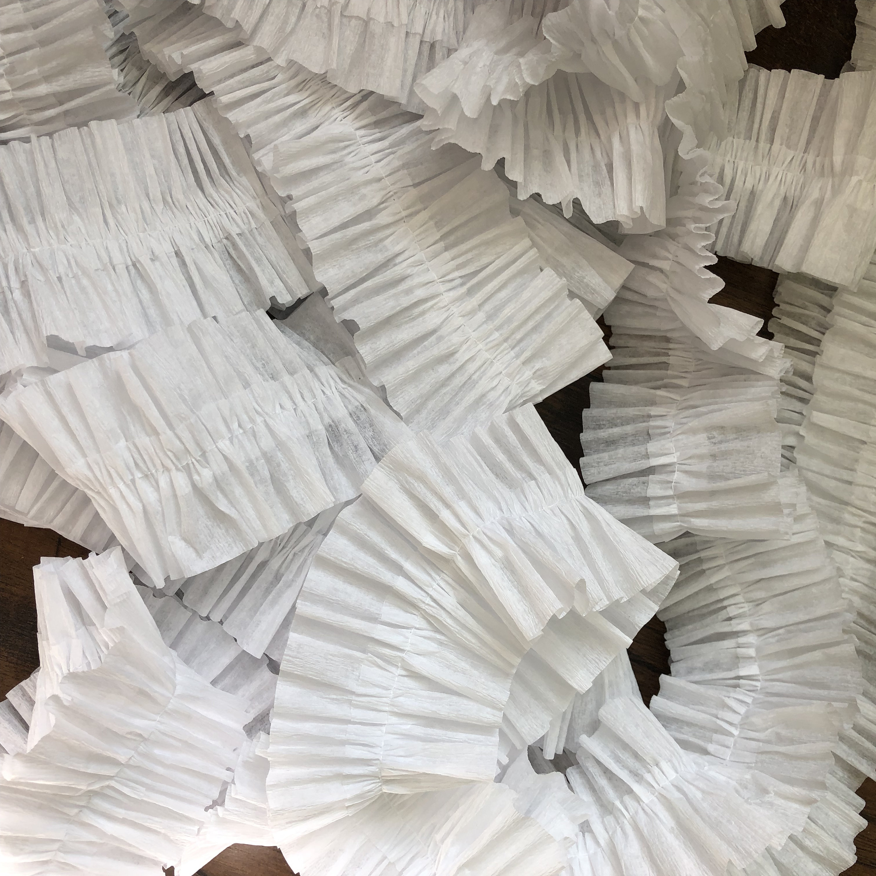 White Paper Streamers