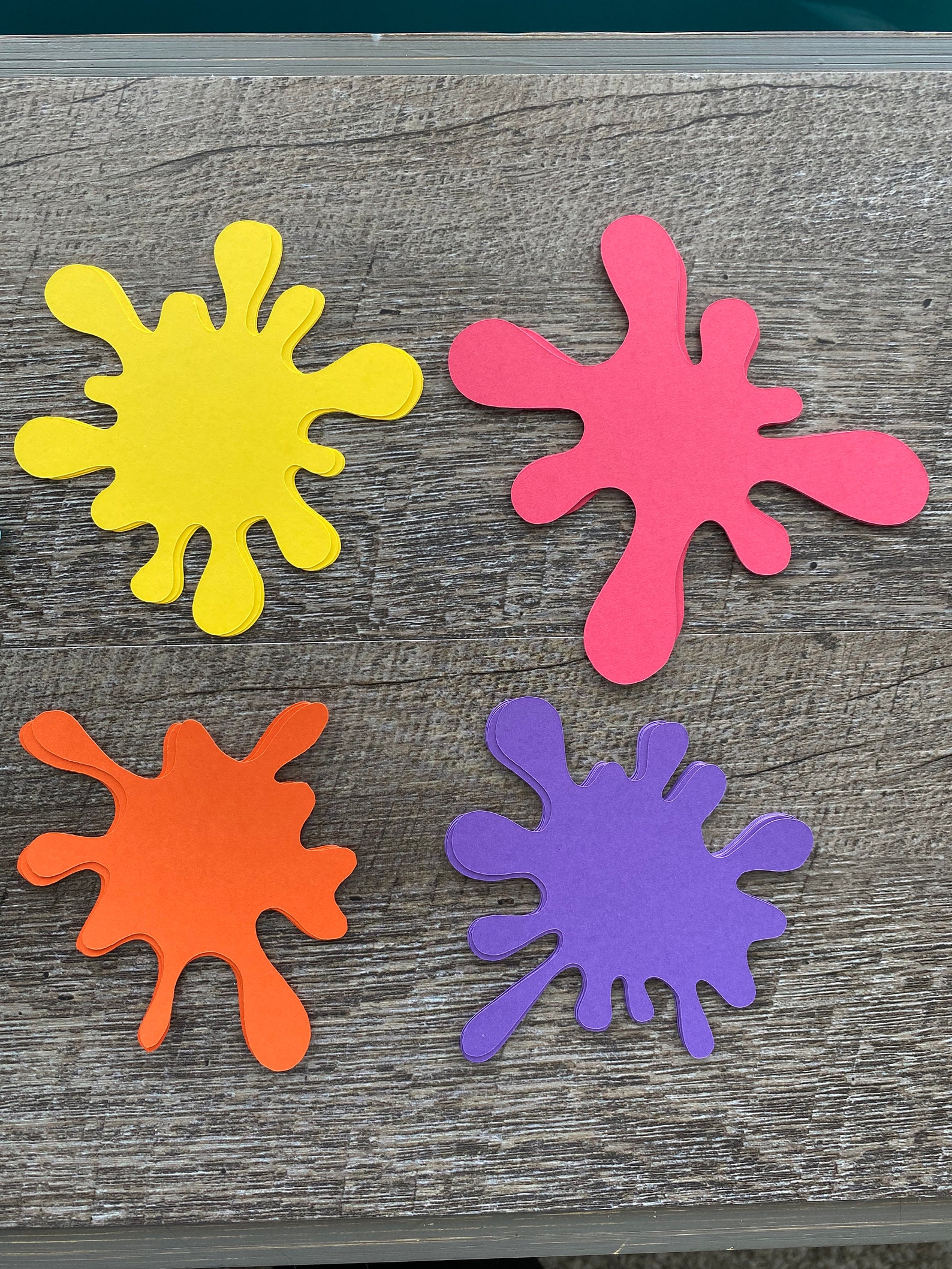 Art Party Confetti- Paint Splatter Table Decor, First Birthday, Art ...