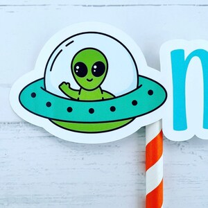 Space Alien Cake Topper - Etsy