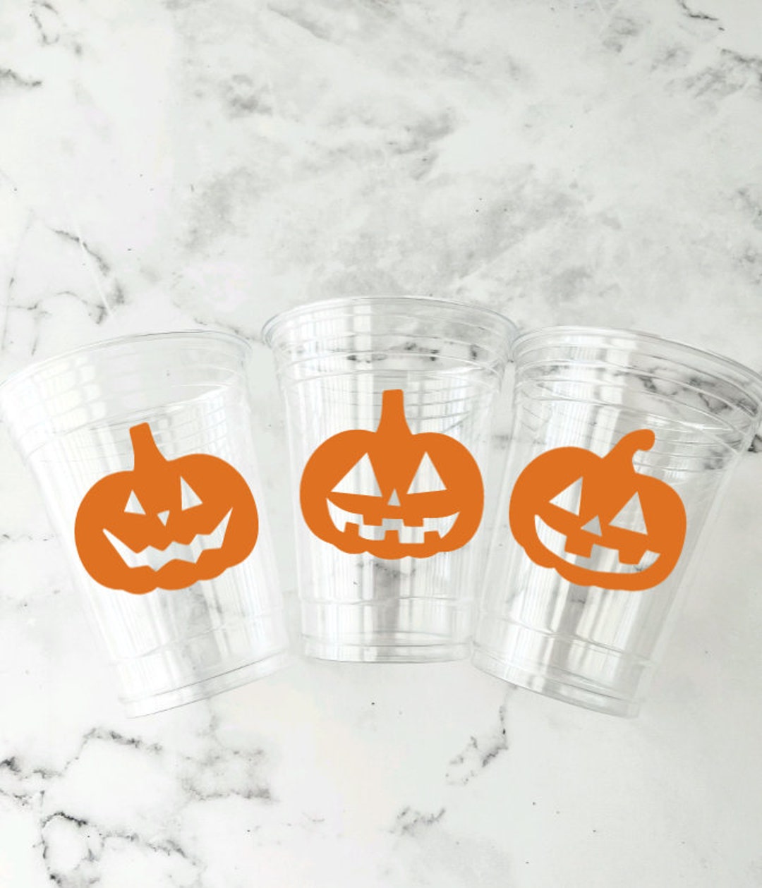Disposable Pumpkin Party Cups- Pumpkin Cups Pumpkin Birthday - Etsy