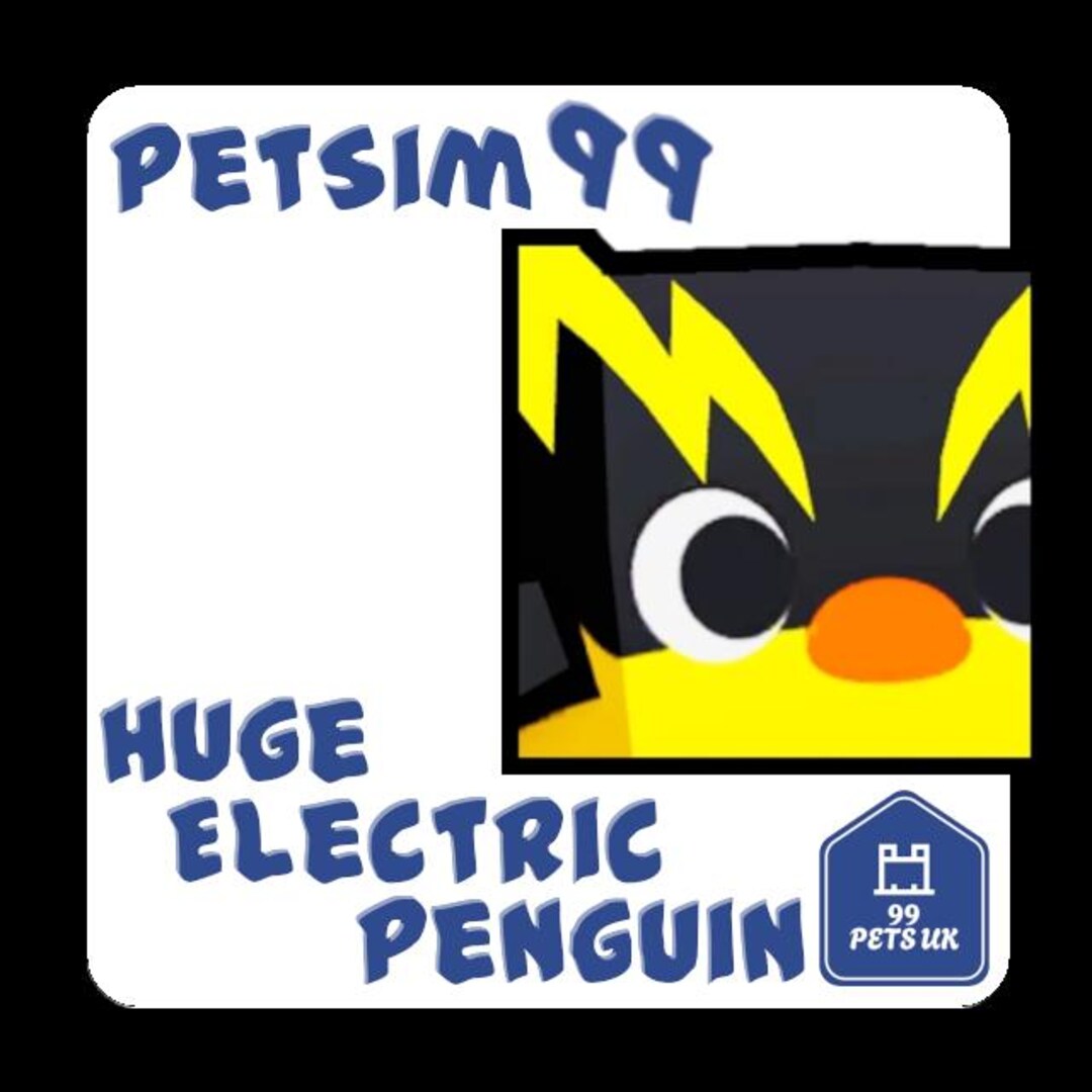 Huge Electric Penguin | Petsim99 - Etsy