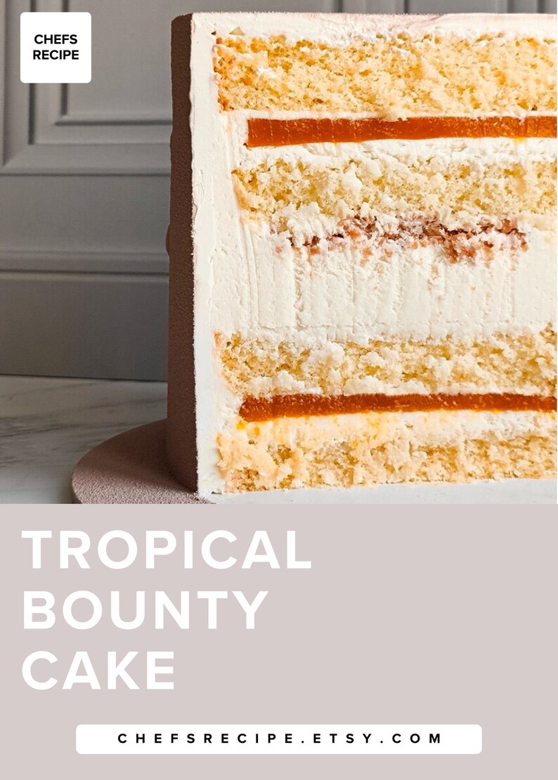 TROPICAL BOUNTY CAKE Recipe - Etsy