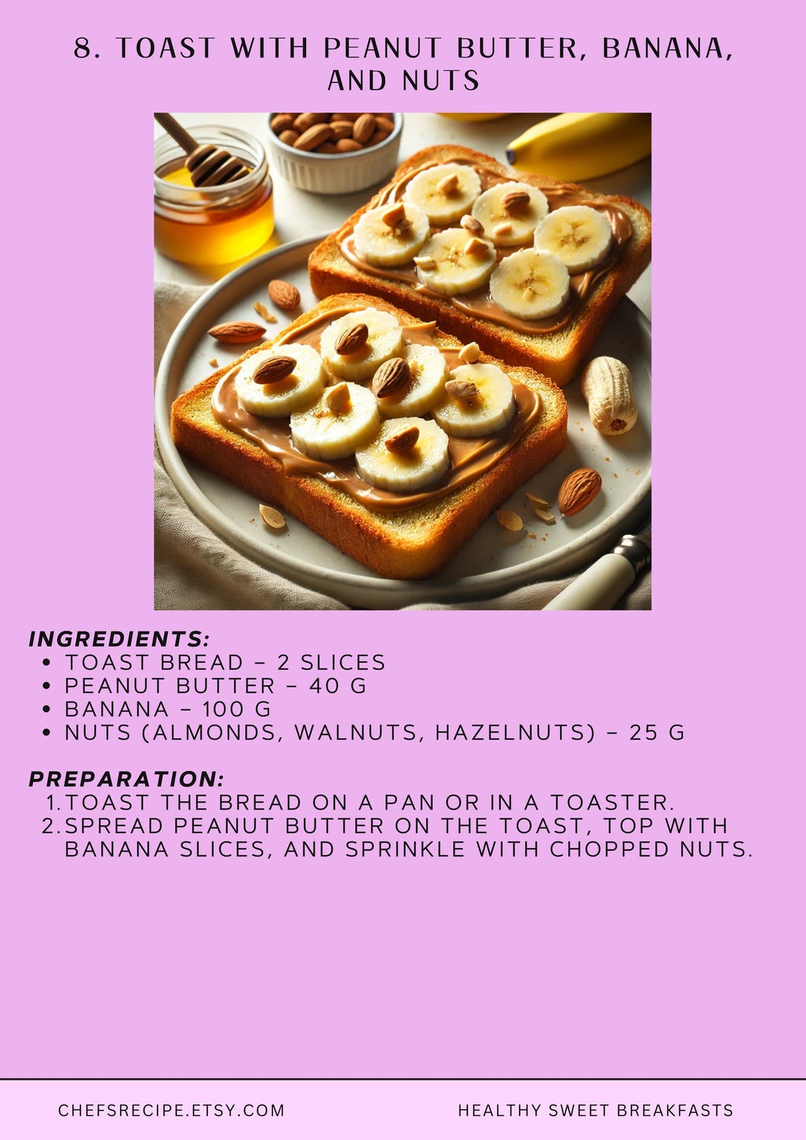 Healthy Sweet Breakfasts Recipes - Etsy