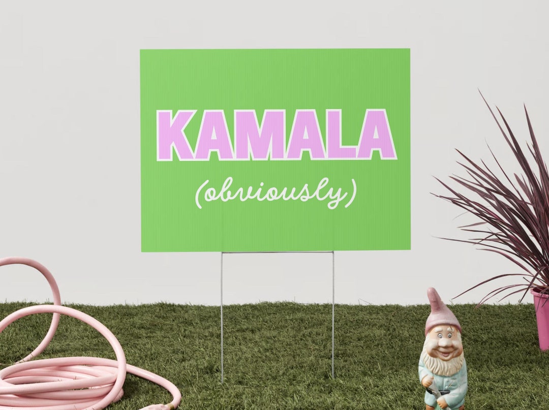 Harris Election Yard Sign Kamala Harris Tim Walz 2024 Presidential ...