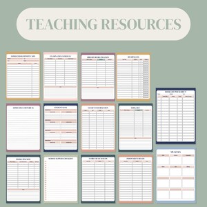 Boho Homeschool Planner: Student Schedule & Assignment Tracker (digital ...