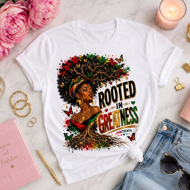 Bold Juneteenth PNG | Black Excellence Sublimation Design | Melanin ...