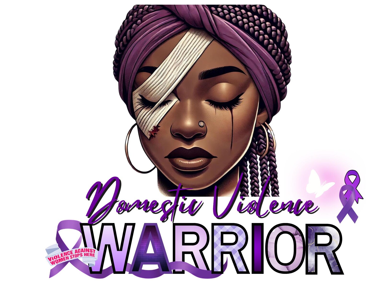 Domestic Violence Awareness Digital PNG Design - Etsy