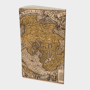 Antique Map of the World Notebook Medium - Etsy