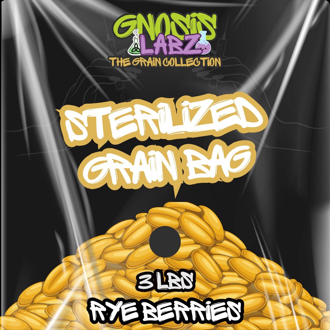 Sterilized Grain Bag 3lb & 5lb (rye Berries) - With Injection Port and ...