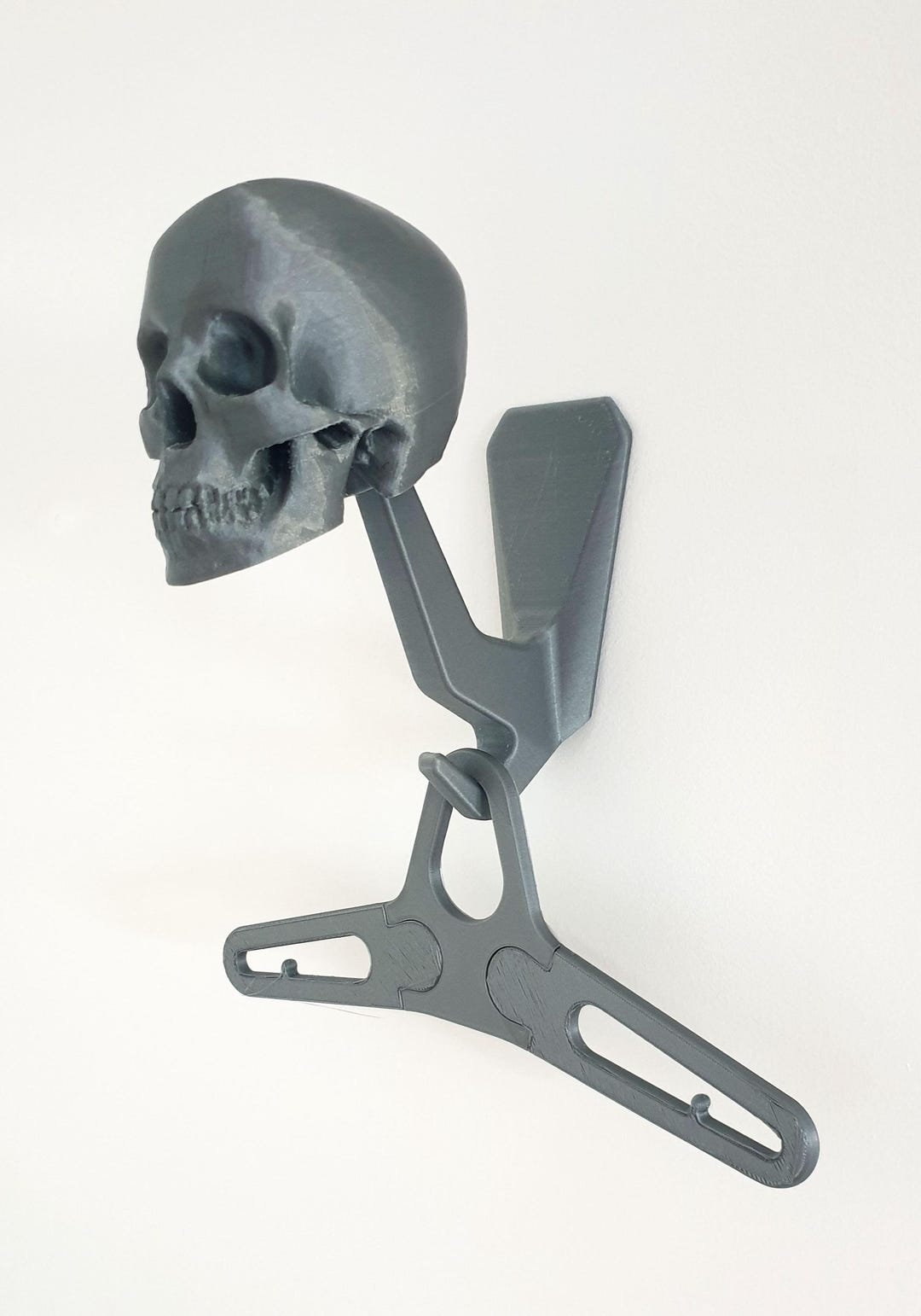 Motorcycle Helmet Holder Skull | 3d Model Stl | Stl | 3d Printing File ...