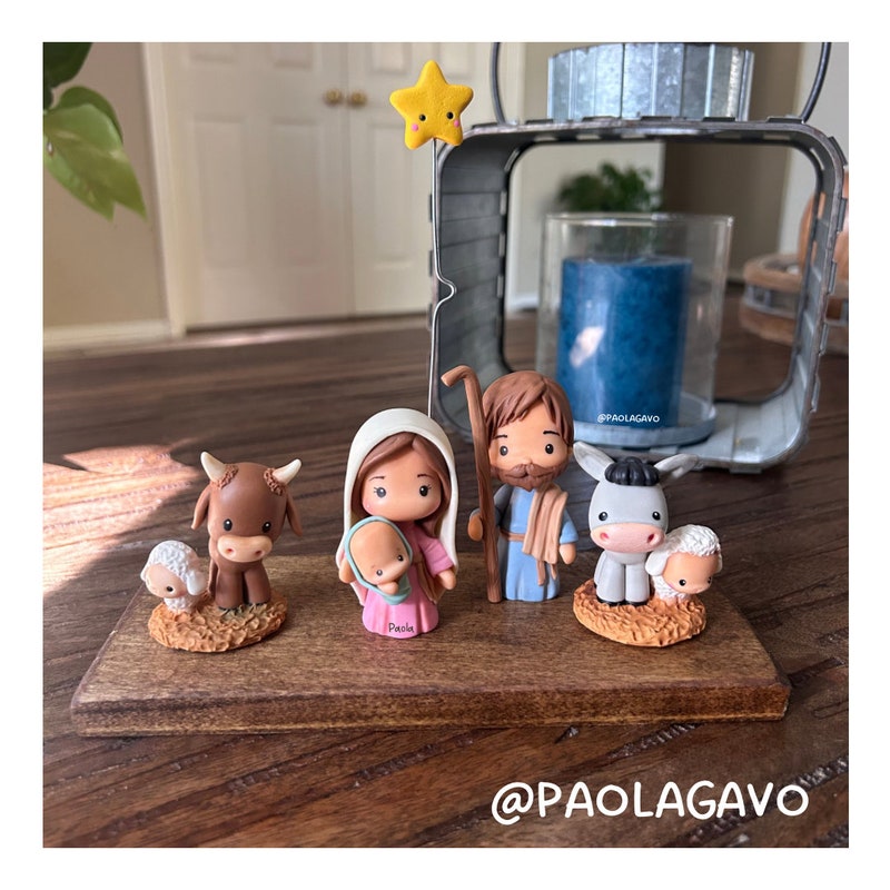 Cute Nativity Set - Etsy