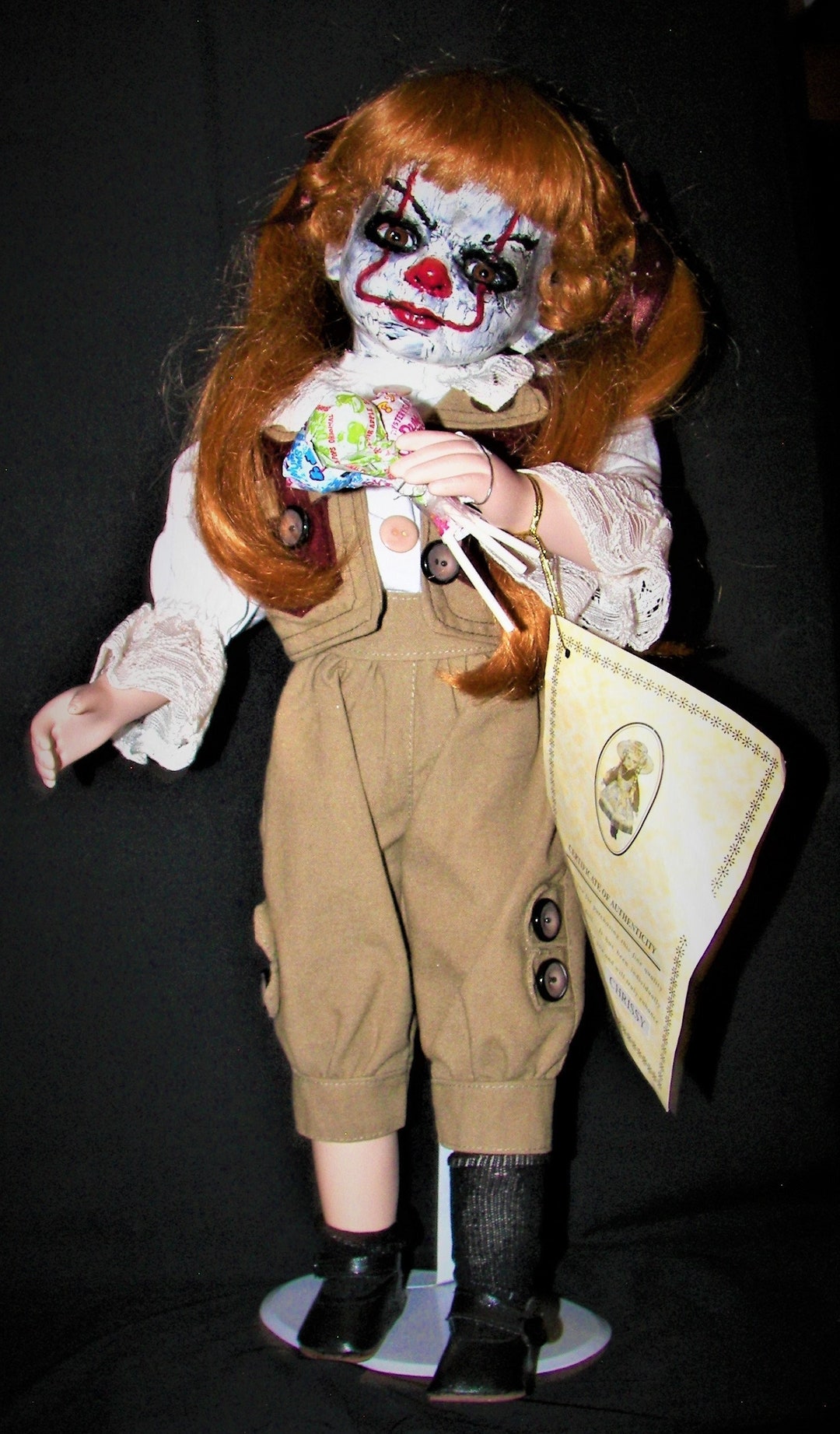 OOAK Extra Large Creepy Pennywinkle Evil Clown Doll Altered, Art ...