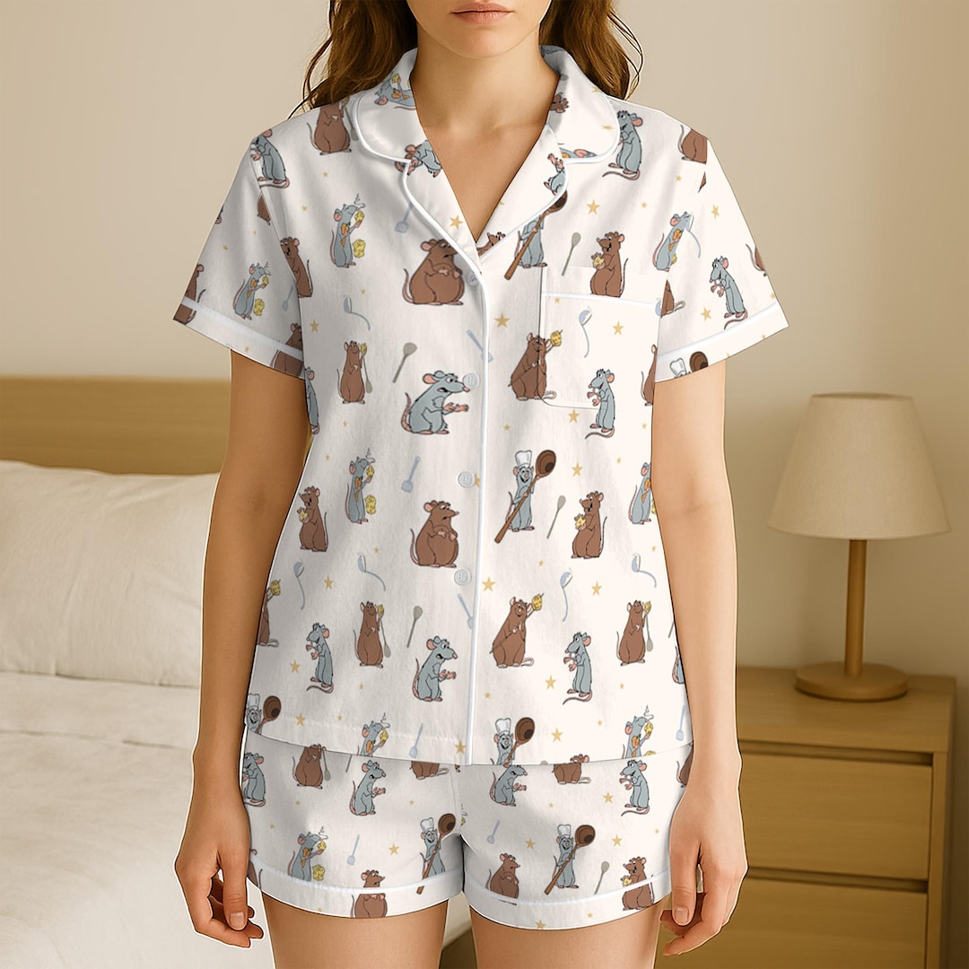 Ratatouille Remy Emile Short Pajamas Set for Women - Etsy